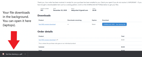 How to download a digital PDF sewing pattern – Sew Simple Bags