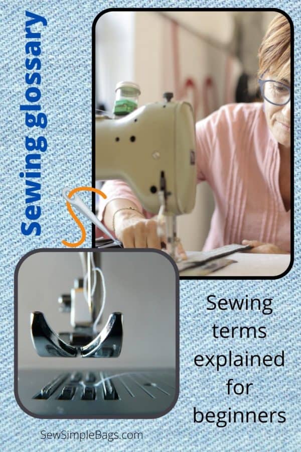 A complete sewing glossary of terminology explained for beginners – Sew ...