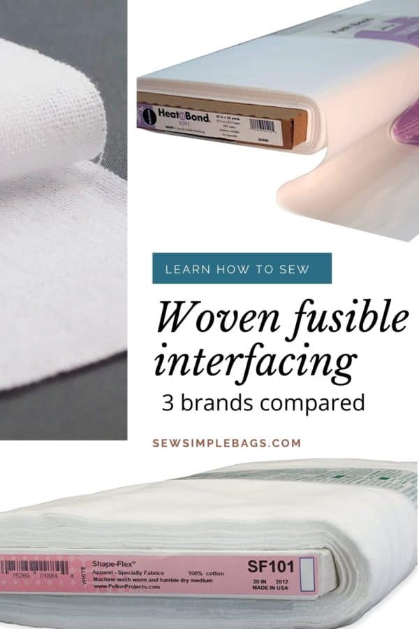Comparison of three different woven interfacing products with video ...