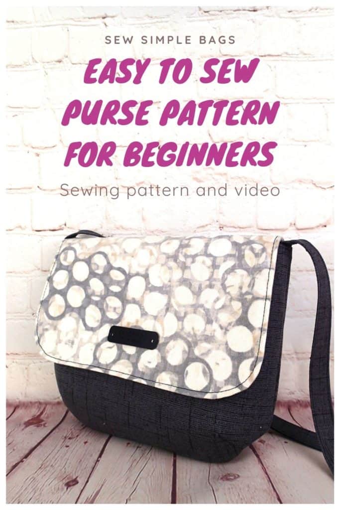Oxford Purse, an easy beginners purse sewing pattern with video – Sew ...